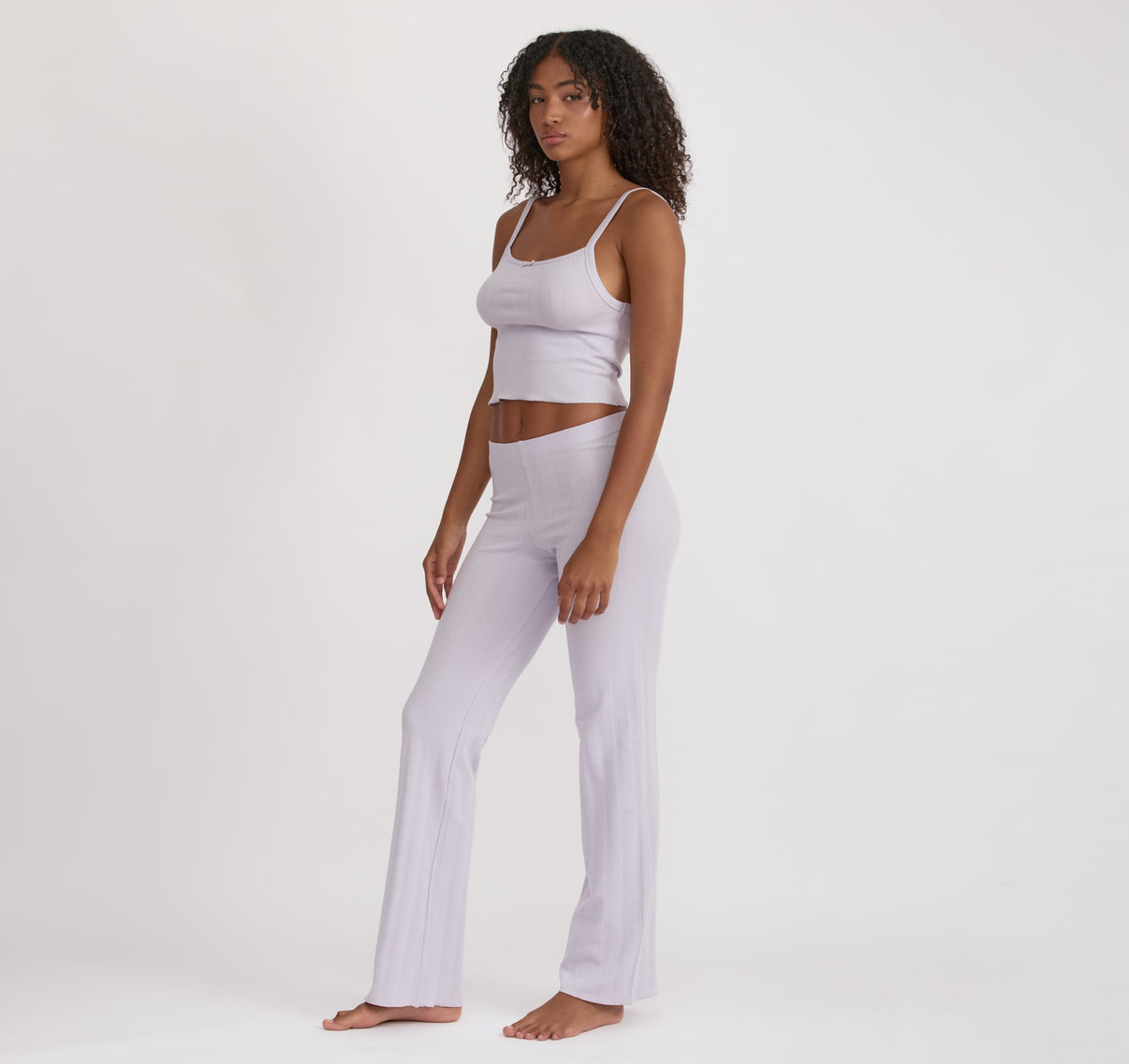Pointelle Straight Leg Pants | Only $ 50 | Organic Basics
