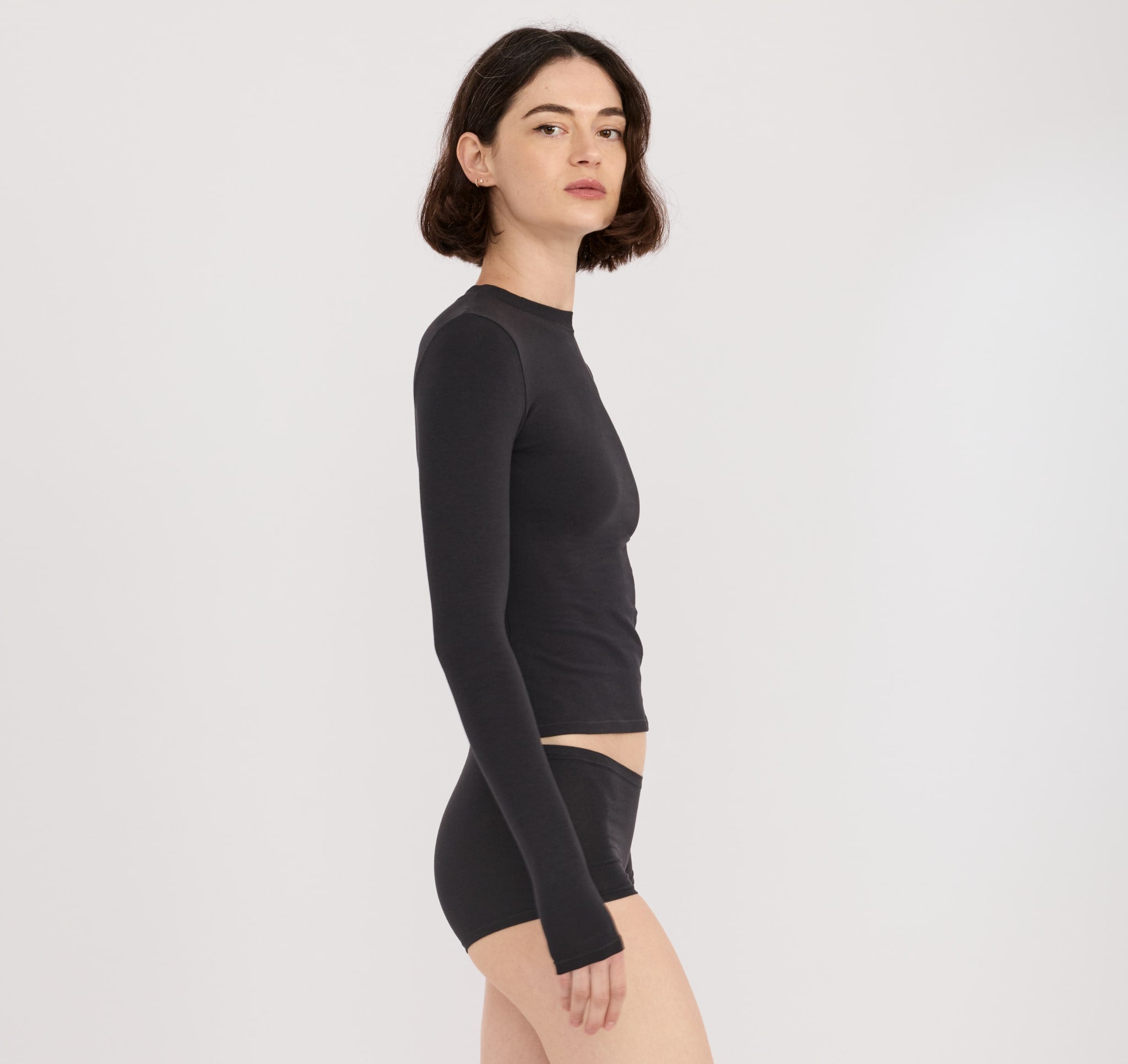 Women’s long sleeve t‑shirts | Mostly Organic Cotton