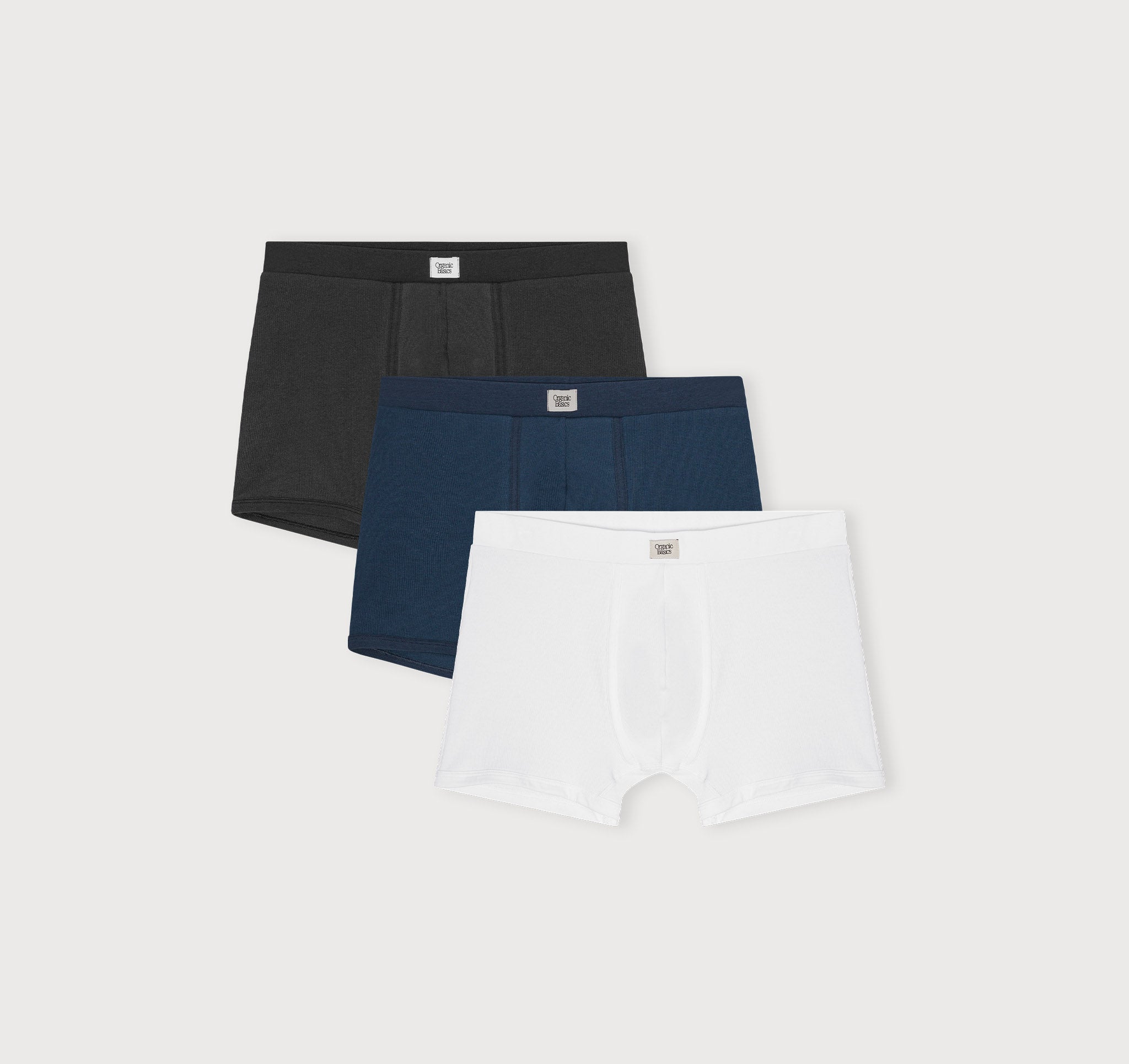 Core Icon Rib Trunks 3-Pack | Only $ 46 | Organic Basics