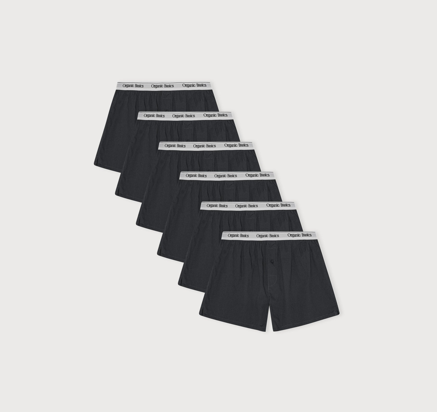 Easy Boxer Shorts 6-Pack | Only $ 91 | Organic Basics