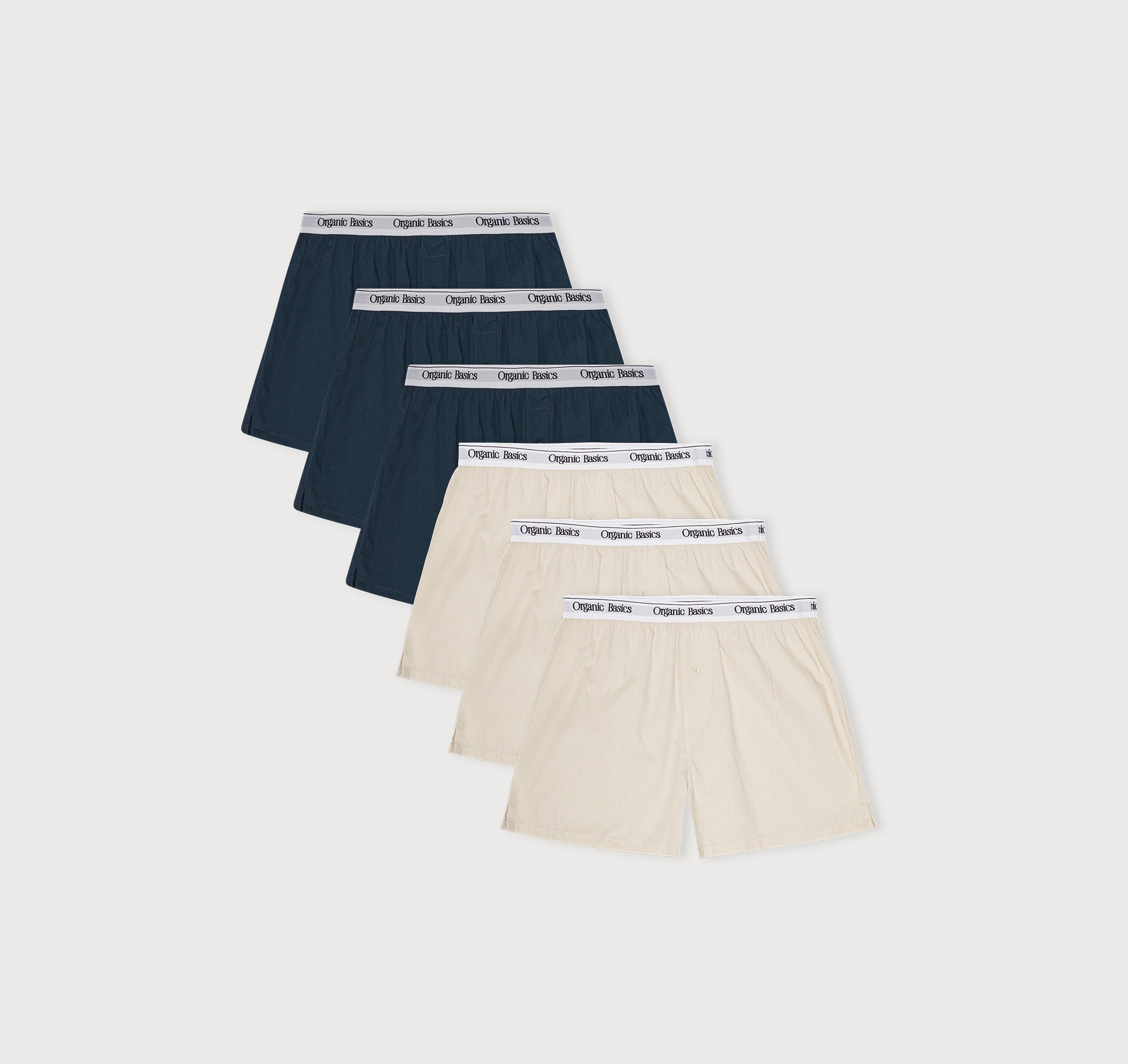Easy Boxer Shorts 6-Pack | Only $ 91 | Organic Basics