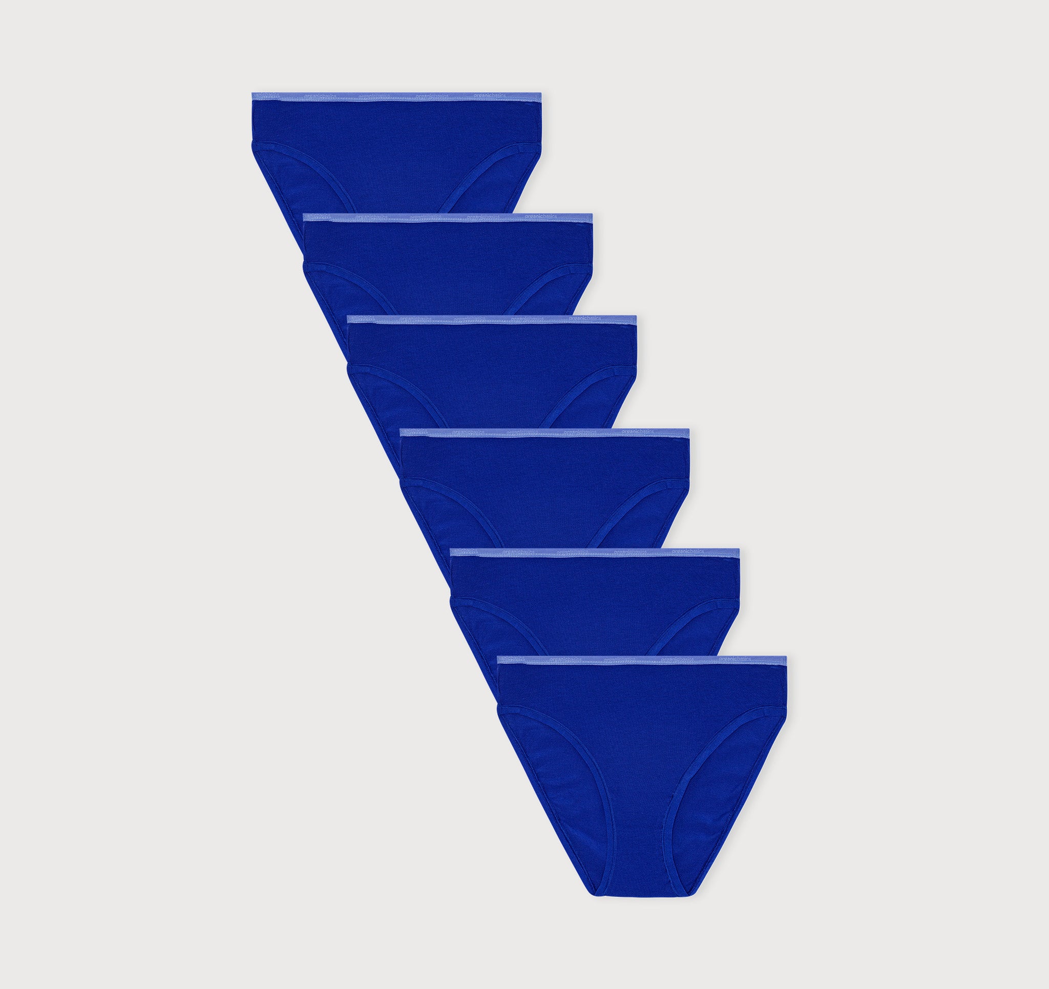 Core Rib High-Leg Briefs 6-Pack | Only $ 71 | Organic Basics