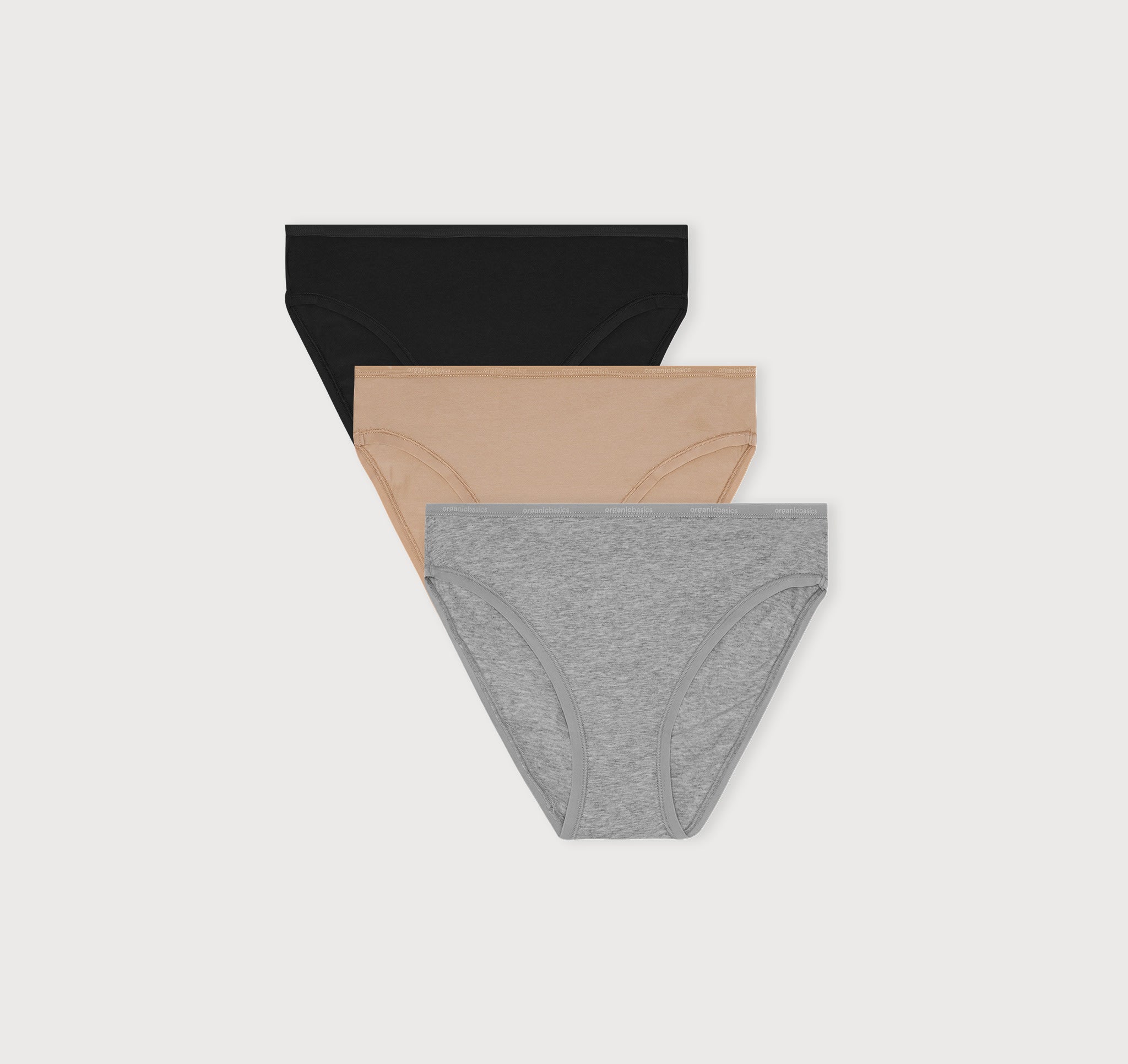Core High-Leg Briefs 3-Pack | Only $ 30 | Organic Basics