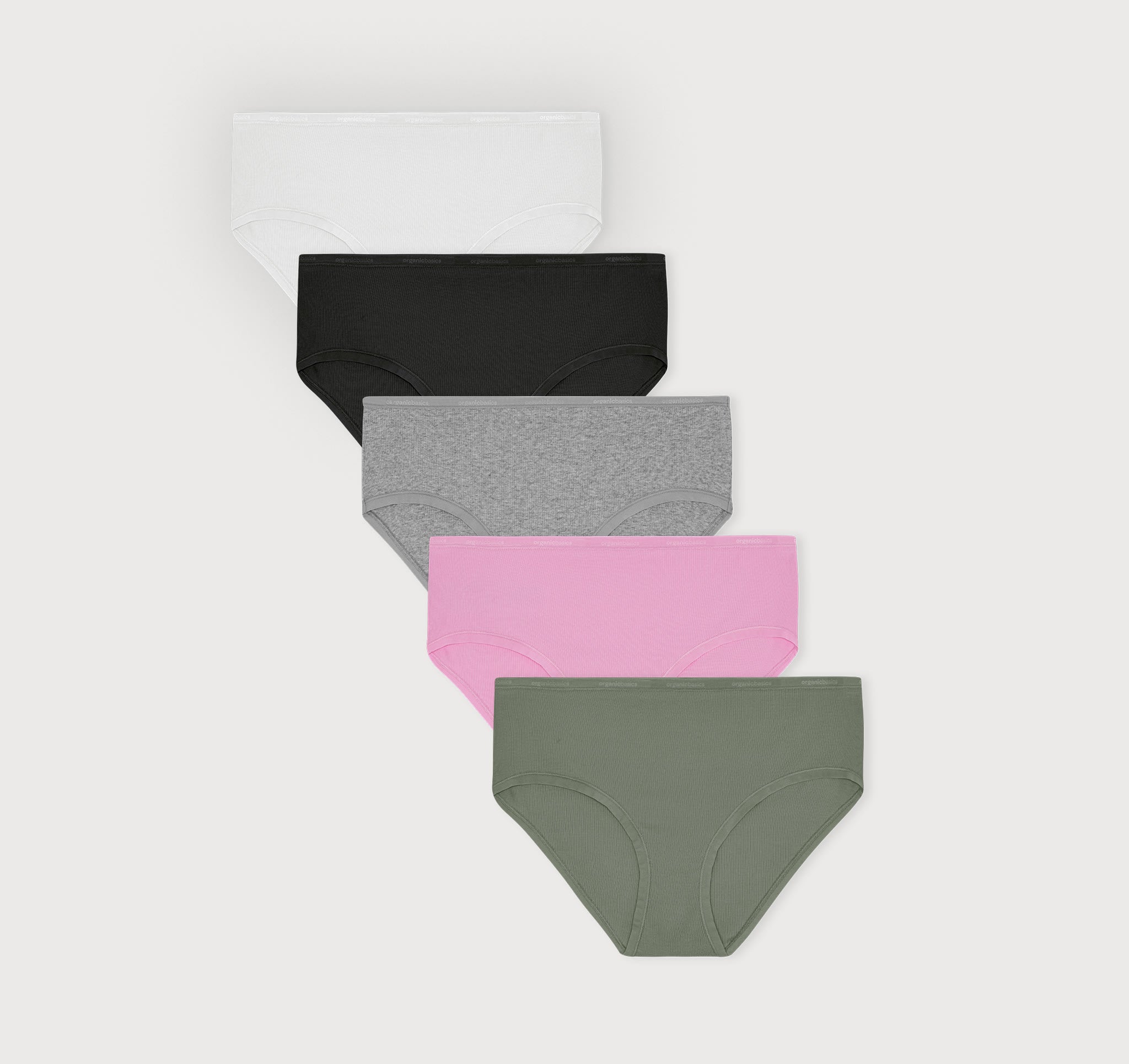Core Rib Briefs 5-pack | Only $ 36 | Organic Basics
