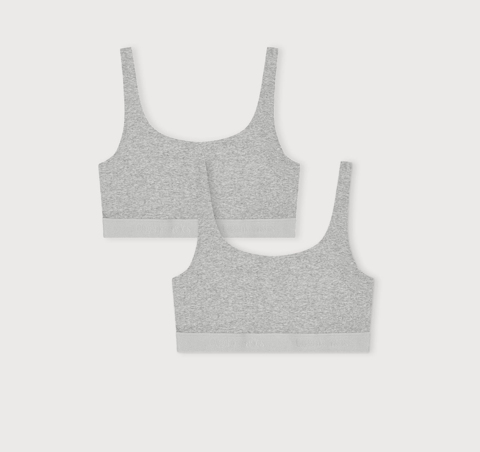 Core Rib Tank Bralette 2-Pack | Only $ 61 | Organic Basics