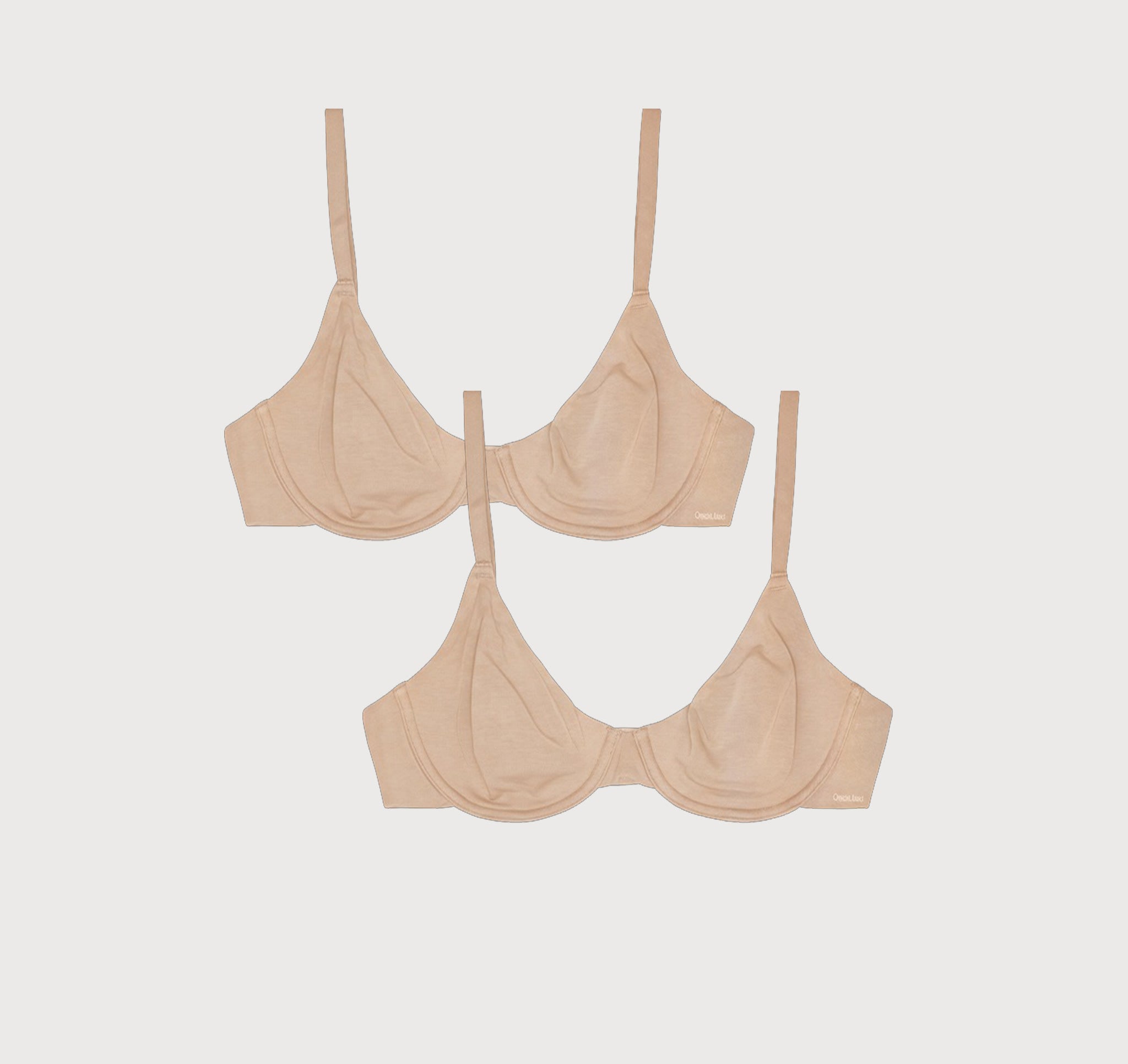 Core Unlined Demi Bra 2-Pack | Only $ 98 | Organic Basics