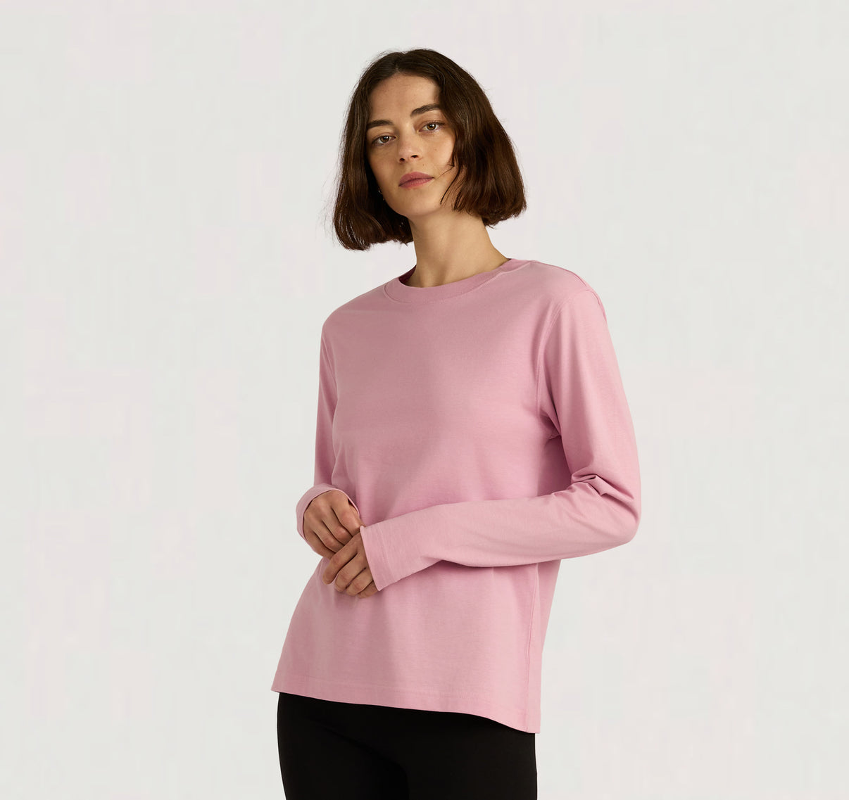 True Heavy Boxy Long Sleeve Tee | Only $ 28 | Organic Basics