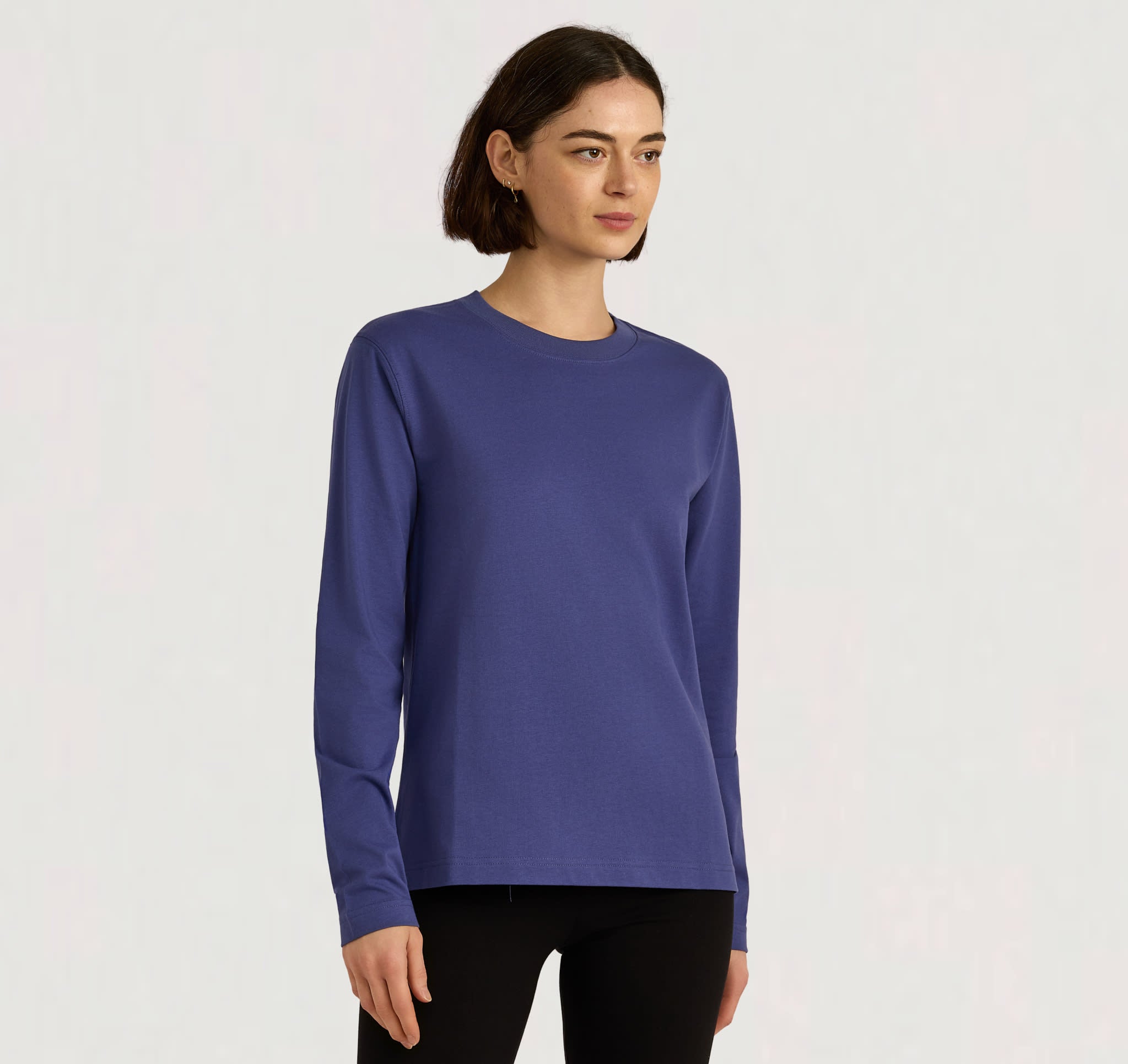 True Heavy Boxy Long Sleeve Tee | Only $ 43 | Organic Basics