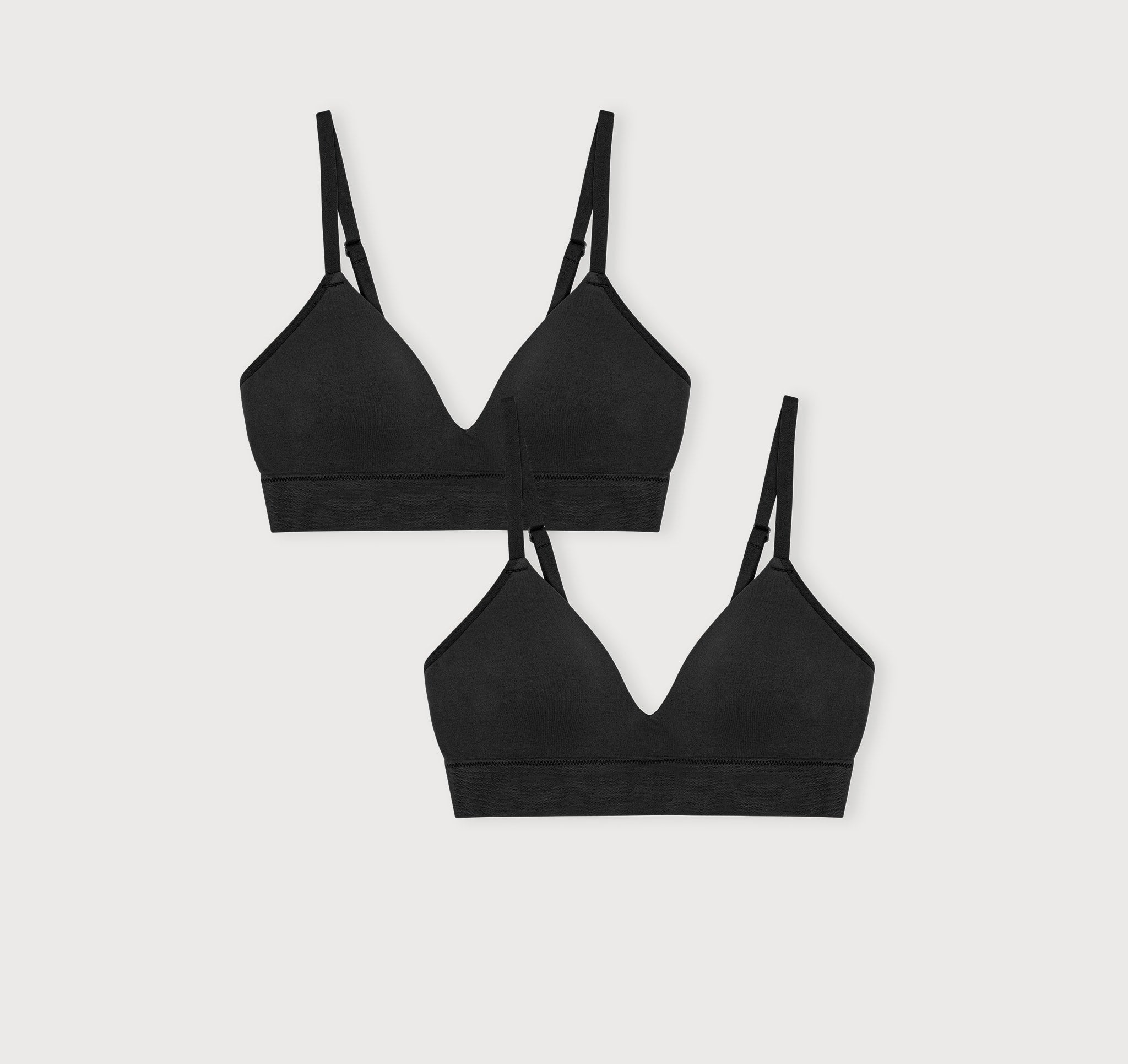 Smooth Padded Bra 2-Pack | Only $ 98 | Organic Basics