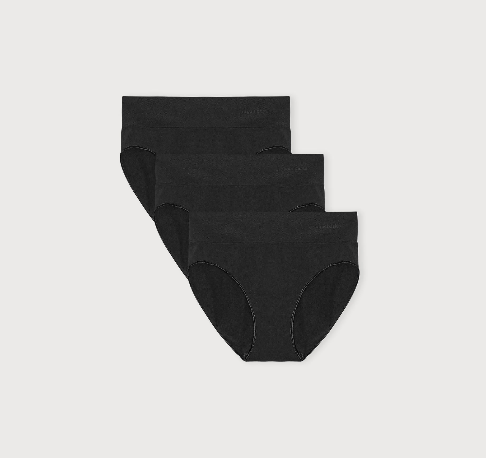 Smooth High-Leg Briefs 3-Pack | Only $ 51 | Organic Basics